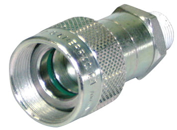 10000 PSI (700 bar) High Flow Ram Half Coupler 3/8" NPT